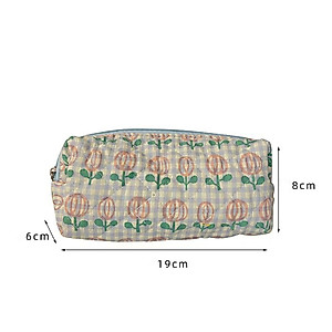 SURBEAV Pencil Case Pen Case Office College School Storage Bag Pouch Holder Box Organizer Makeup Pouch Cosmetic Bag Aesthetic Cute Pencil Case for Girls Boys Kids (S)