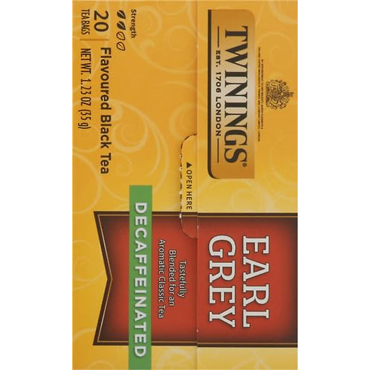 Twinings Earl Grey Decaf Tea, 20 Count