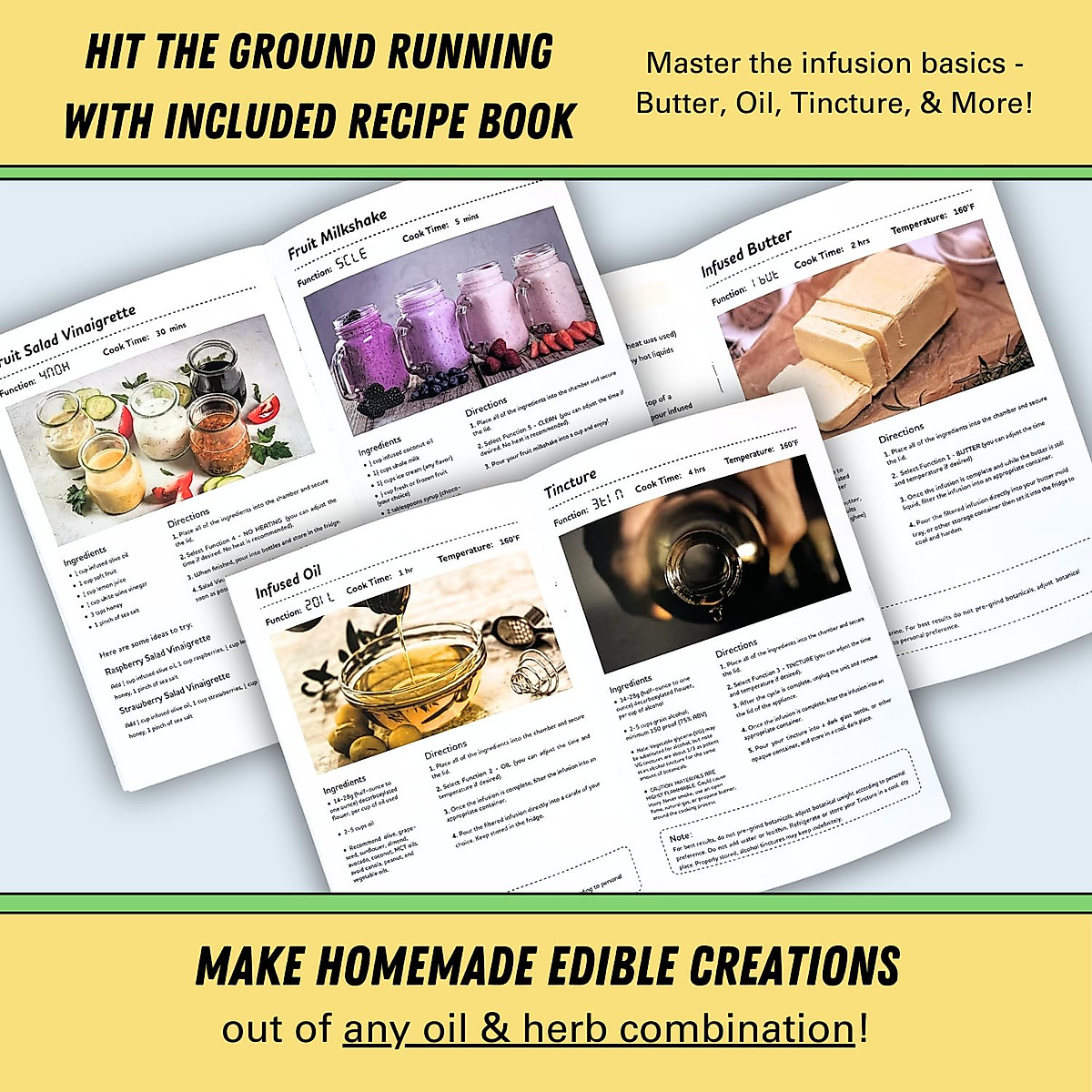 Ghost Infuser - Herbal Botanical Extractor and Oil Infusion Machine - Fully Customizable Settings - Easy to Use to Make Your Own Infused Oil Edibles & Treats