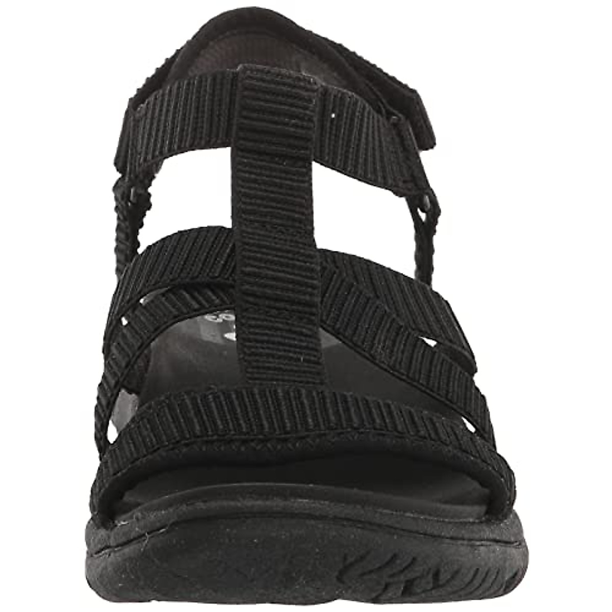 Dr. Scholl's Shoes Womens Adalia Sport Sandal Black Fabric 6.5 M
