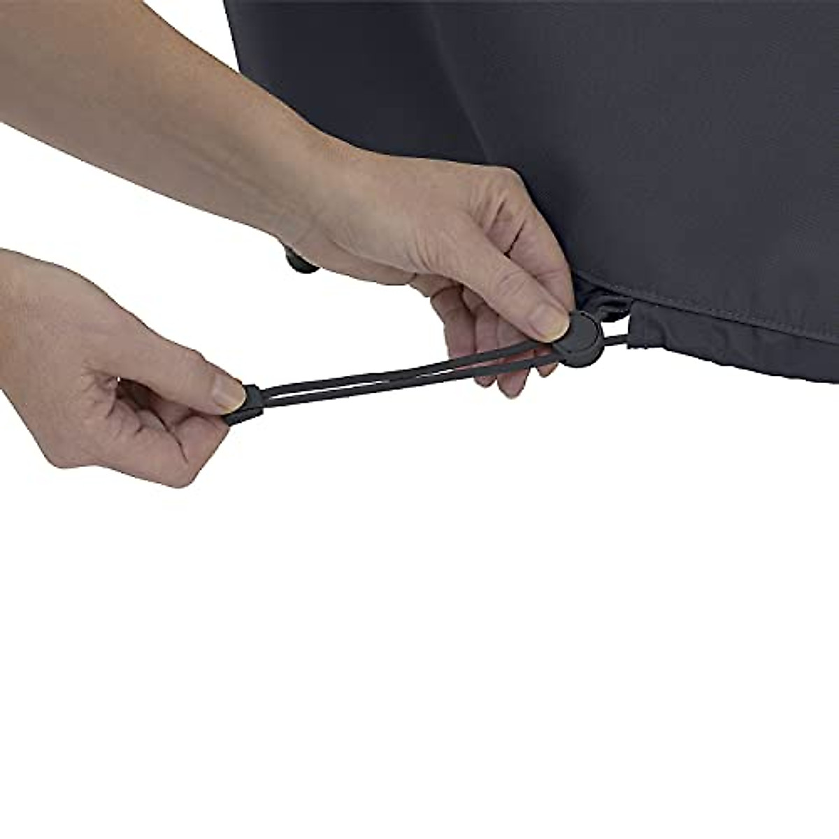 Classic Accessories Ravenna Water-Resistant 37 Inch Built-In BBQ Grill Top Cover, Black, Grill Cover, Grill Cover for Outdoor Grill, BBQ Cover