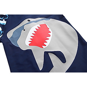 Yober Baby Boy Rash Guard Sun Protective Infant Toddler Swimwear Navy, 9-18 Months