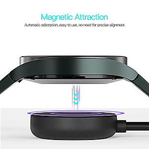 Compatible with Samsung Galaxy Watch Charger Cable (2 Pack)