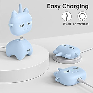 SODI AirPods Pro Case - Cute AirPods Pro Case Cover for Women, Cute Airpod Pro Case Cover, Funny Kawaii Airpod Pro Case Cute Accessories, Blue