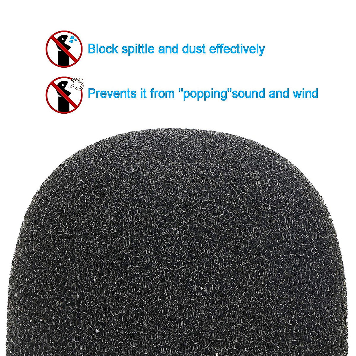 YOUSHARES NT1-A Microphone Pop Filter - Mic Foam Windscreen Cover for Rode NT1-A, NT2-A, NTK, NT1000, NT2000, K2 and Rode Podcaster Microphones