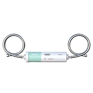 Woder WD-4K-ADV-DC High Capacity USA Under Sink Water Filter w Direct Connect Fittings to Main Water Faucet - WQA Certified 4,000G. Removes Chlorine, Lead, Heavy Metals, Contaminants. Keeps Minerals.