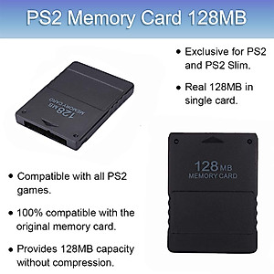 Playstation 2 PS2 Memory Card 128MB