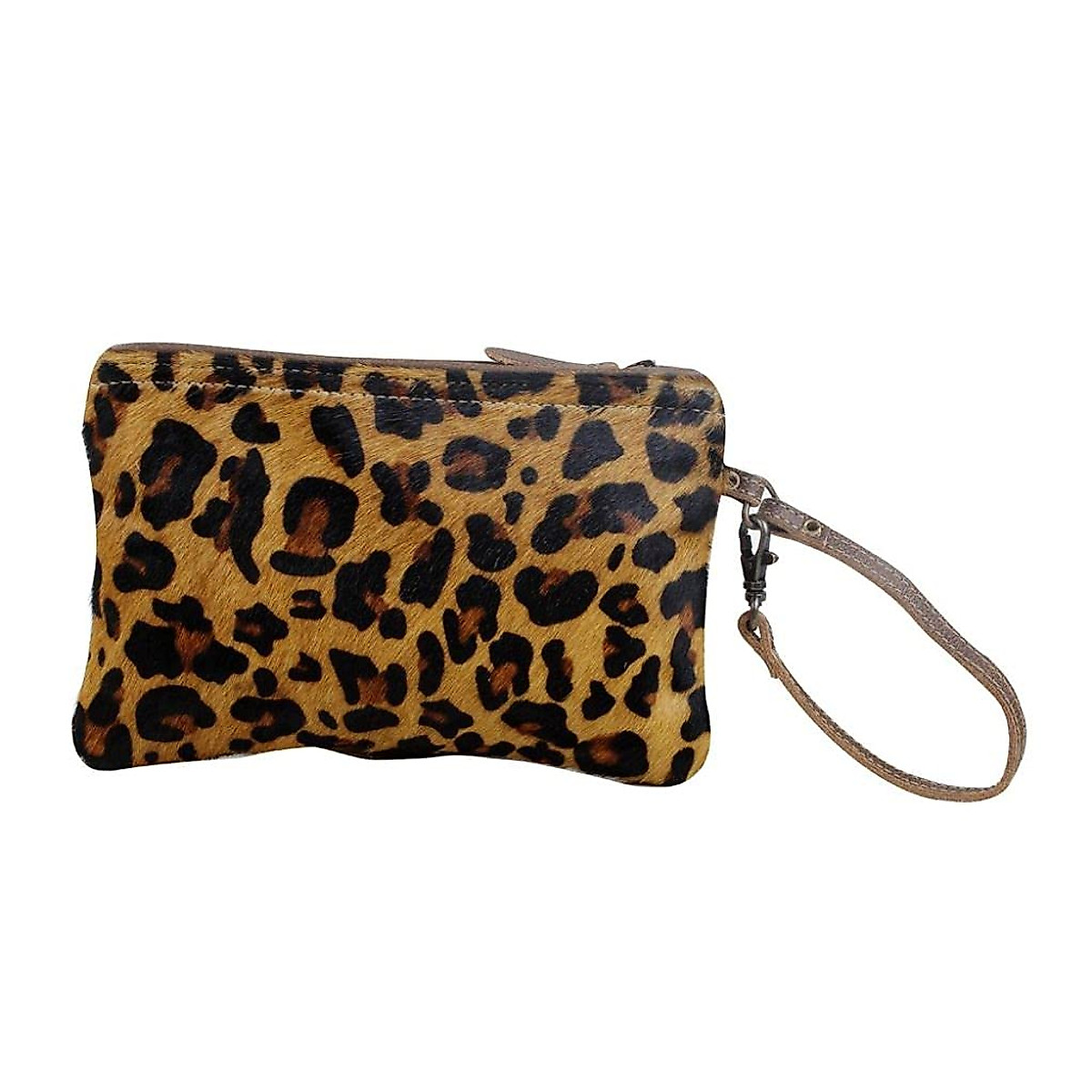 Myra Bag Designer Touch Cowhide Pouch Upcycled Cowhide & Leather S-2825