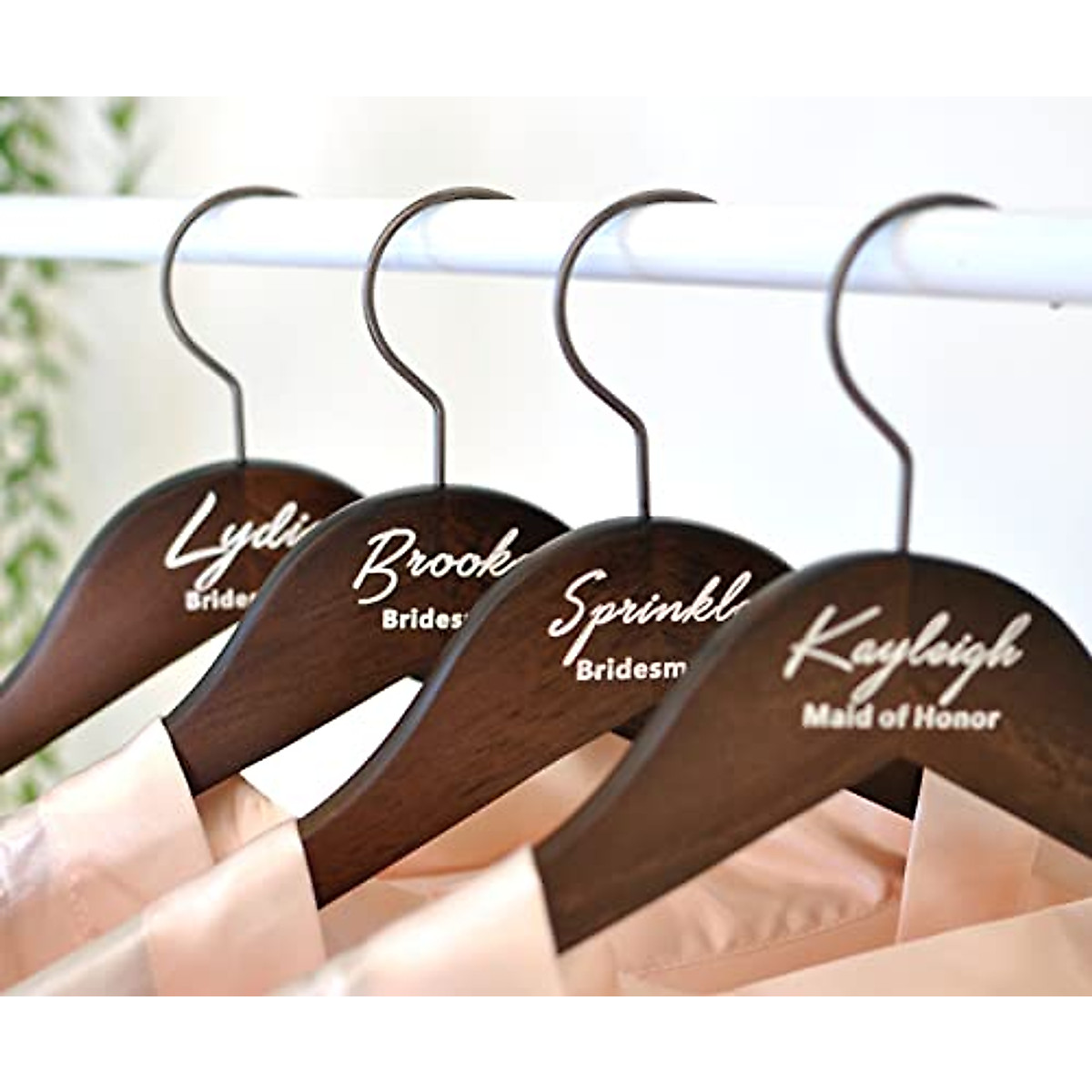 Bride Hanger, Wedding Hanger, Wedding Gift, Personalized Bride Hanger, Honor Maid, Bridesmaid, Doctor, Graduation Dress Hanger