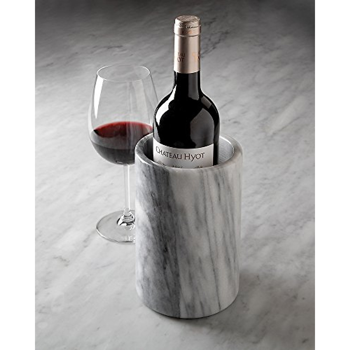 Fox Run Marble Utensil Holder, White