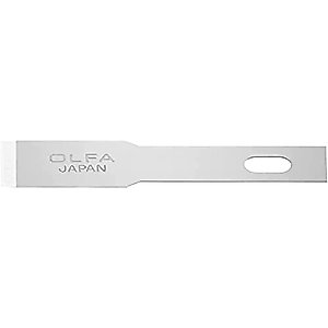 OLFA 8mm Chisel Art Knife Blade Set, 5 Blades (KB4-F/5) - Precision Hobby Craft Knife Replacement Chisel Blade Kit for Plastic, Wood, Film, Fits Most 8mm Art Knives