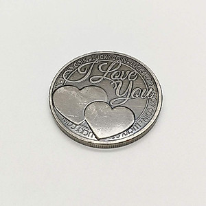Lucky Love Coin I Love You Commemorative Coin, Commemorative Coin Lucky Love Words Romance Couple Collection Art Gifts Souvenir