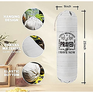 Funny Grocery Bags Holder Organizer For Shopping Bags, Wall Mount Plastic Bags Storage Container Dispensers,I Still Remember The Days I Prayed, Gift For The Preferred Family And Friends