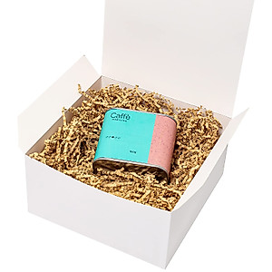 Mcfleet Crinkle Cut Paper Shred Filler 2 LB Kraft Crinkle Paper Shredded Paper for Gift Box - Gift Basket Filler - Gift Box Stuffing for Valentine's Day Holiday Packaging Wrapping Brown