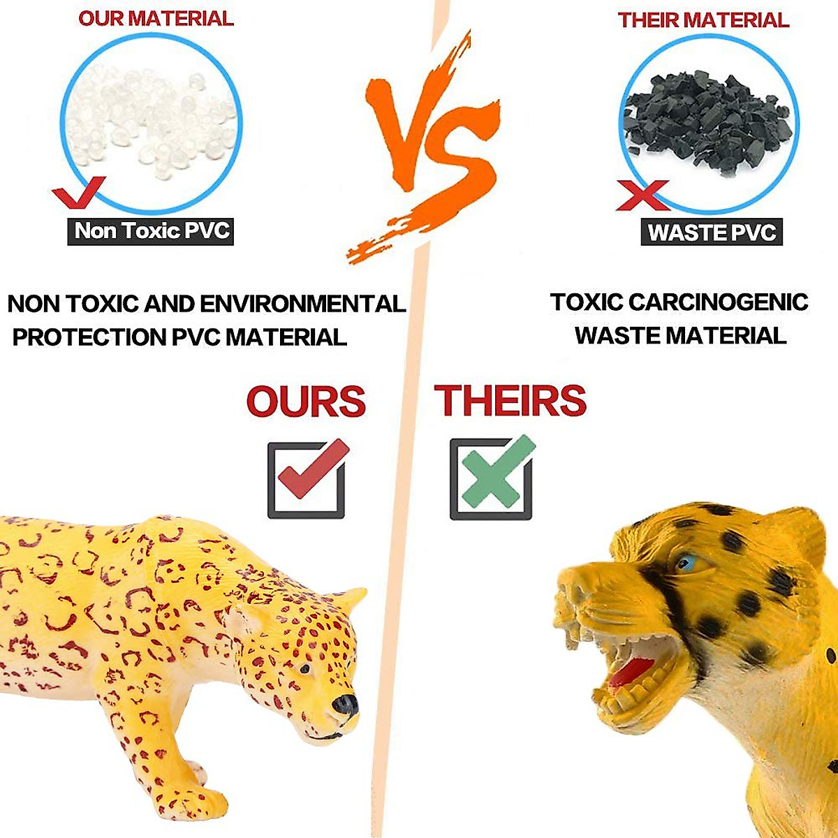 BOLZRA Safari Animals Figurines Toys with Activity Play Mat & Trees, Realistic Plastic Jungle Wild Zoo Animals Figures Playset with Elephant, Giraffe, Lion, Gorilla for Kids, Boys & Girls, 22 Piece