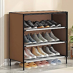 LDCHNH Dustproof Assemble Shoes Rack Simple Shoe Cabinet for Home Storage