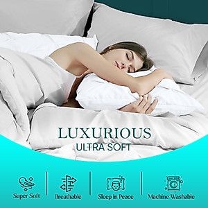 Queen Pillow Shams Set of 2 Pinch Pleated White Pillow Shams Queen Size 20x30 Pillow Covers 100% Egyptian Cotton 600 TC Soft Skin Friendly Cushion Cover Cases Decorative Pillow Shams for Bed