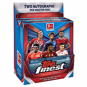 2021/22 Topps Finest Bundesliga Soccer HOBBY box (12 pks/bx)