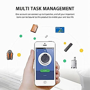 4pc Bluetooth Anti-Lost Device Smart Item Locator Alarm Tracker Wallet Mobile Phone Two-Way Voice pet Elderly Anti-Lost Device Key Chain