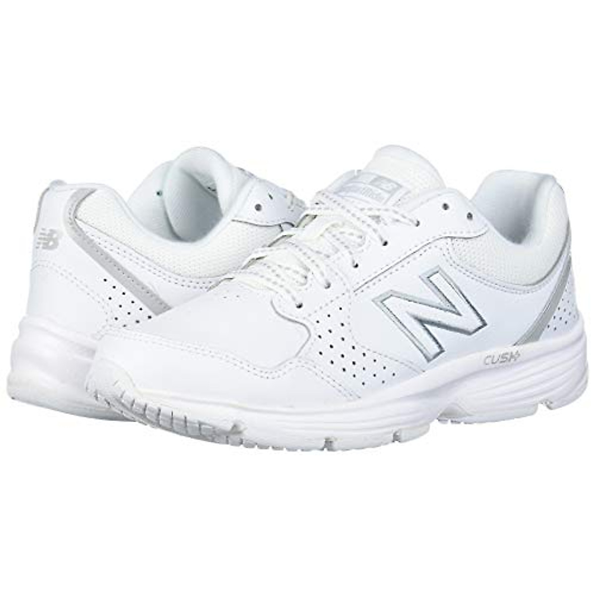 New Balance Women's 411 V1 Walking Shoe, White/White, 10