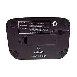 LEAP Chess Clock Digital Chess Timer Professional for Board Games Timer with Alarm Function (Official Store) Brownish Red