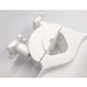 OUBO Adjustable White Pole Post Mounted Square Utility Access Shelf Tray US100 Holders Fit on Any Chair