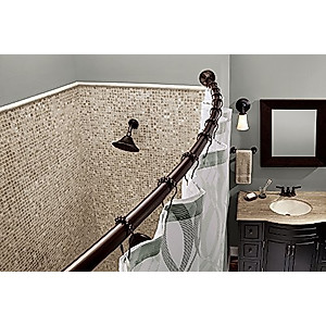 Moen CSR2172OWB Old World Bronze Tension Curved Shower rods