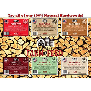 FAMILY FARM AND FEED | Hardwood Natural BBQ Grill Smoke Bake | Oak | Pellets | 4 Pound Pel Bag