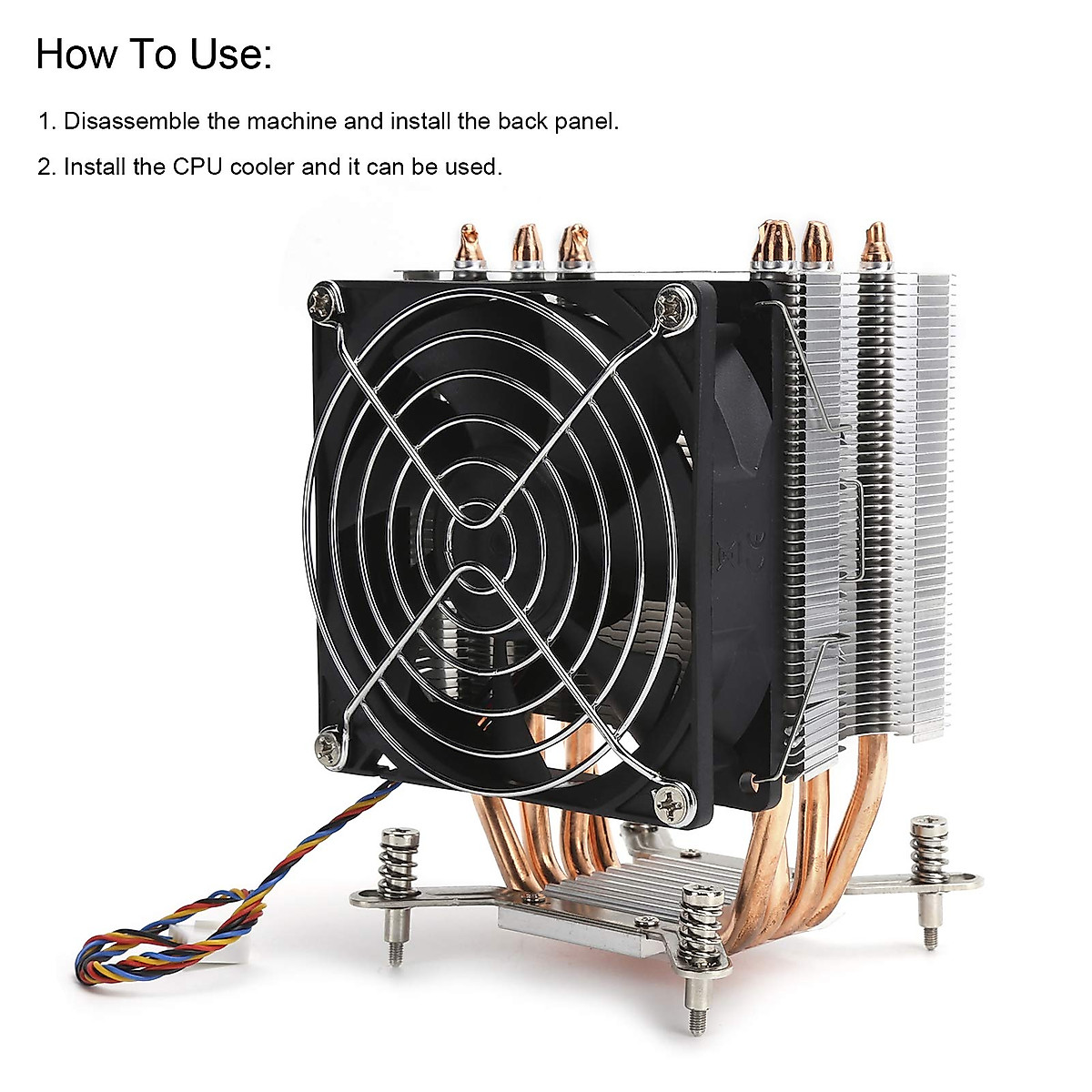 CPU Cooling Fan,CPU Cooler Heat Sink Cooling Fan for LGA2011 1366 1150 1151 1155 1156 Computer Supplies,CPU Heat Sink Fan with Strong Heat Dissipation