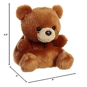 Aurora® Adorable Palm Pals™ Artie Bear™ Stuffed Animal - Pocket-Sized Play - Collectable Fun - Brown 5 Inches