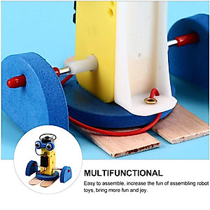 Kisangel Kids Kids Robotics 1 Set DIY Robot Kit Assembly Crawling Robot for Kids and Brain Kid