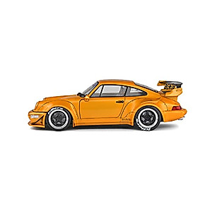 Solido S1807501 1:18 2011 RWB 964-Orange Porsche Collectible Miniature car, Orange