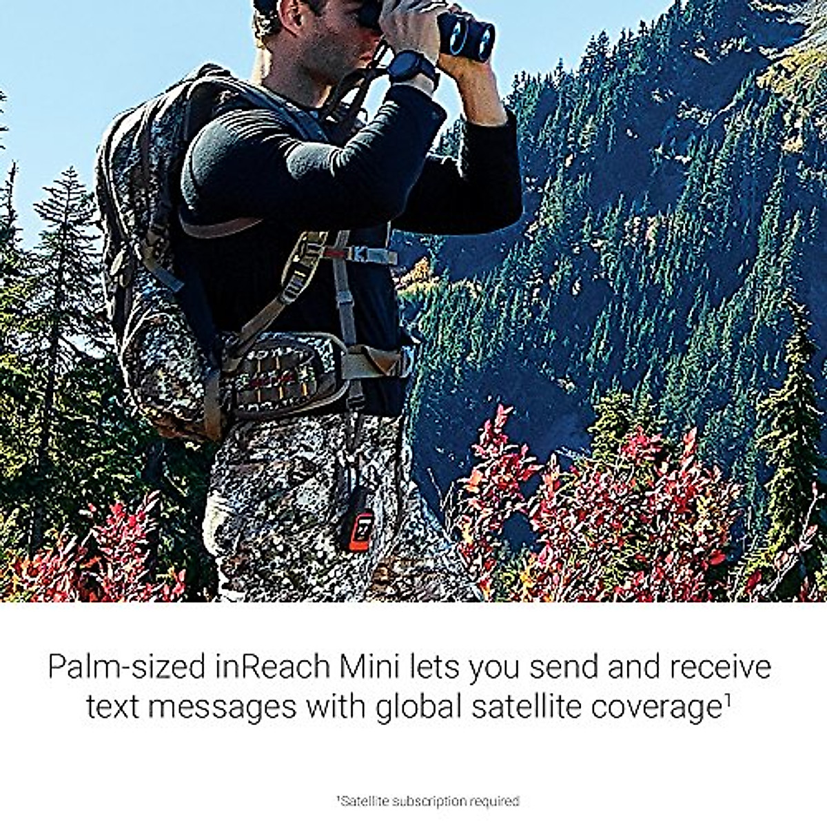 Garmin 010-01879-00 InReach Mini, Lightweight and Compact Satellite Communicator, Orange