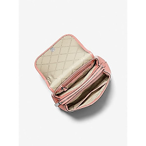 Michael Kors Harrison Medium Saffiano Leather Backpack (Pink)