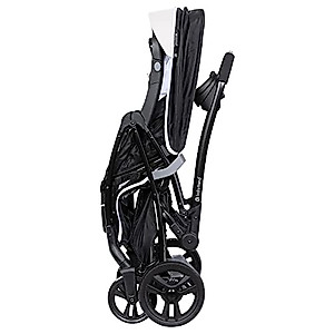 Baby Trend Sit N' Stand 5-in-1 Collapsible Shopper Stroller with Canopy, Visor, Extendable Storage Basket, Phone Tray, and 2 Cup Holders, Modern Khaki