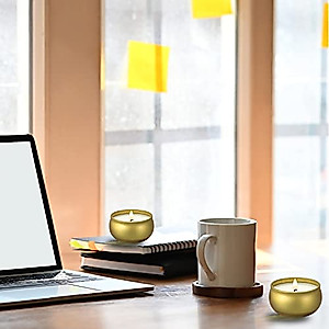 qinxiang Scented Candles Gifts Set,16 Pack Natural Soy Wax Travel Tin Jar Candles for 2.5 OZ Aromatherapy Candles for Family Gatherings, Festive Candles