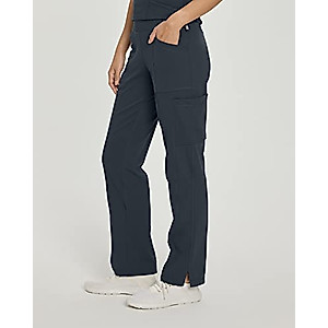 Urbane Impulse Slim Fit Extreme Stretch 4-Pkt Cargo Scrub Pants for Women 9207 Graphite