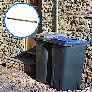 Yardwe 1pc Trash Can Spare Parts Outdoor Trashcan Trash Can Outdoor Outside Trash Can Outdoor Trash Can Trash Can Wheels Vessel Tools Garbage Can Trash Can Wheel Shaft Knives Lathe Steel