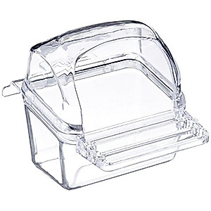 Prevue Pet Products BPV1219 1-Card Hooded Bird Cage Plastic Cup, Colors Vary