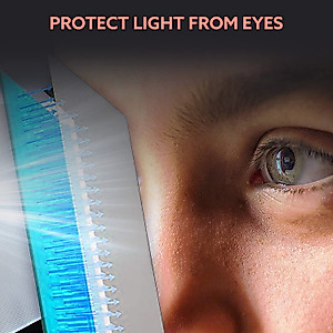 Picture/Perfect Professional Light Box for Tracing - Ultra Thin Portable LED Light Pad, 3 Level Brightness Advanced Filter to Prevent Eye Fatigue, Includes Tracing Paper, A4 9x13 Inch