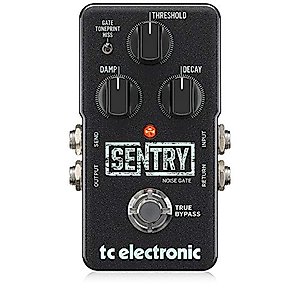 TC Electronic SENTRY NOISE GATE Multiband Noise-Gating Pedal with Hard-Gate Mode and Built-In TonePrints*
