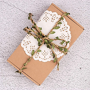 Jute Twine, NOGAMOGA 66 Feet Artificial Vine, Foliage Leaf Plant Garland for DIY Crafts, Wedding Decoration, Home, Garden Artworks and Crafts