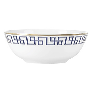 Lenox Darius Gold Place Setting Bowl, 0.60 LB, Blue