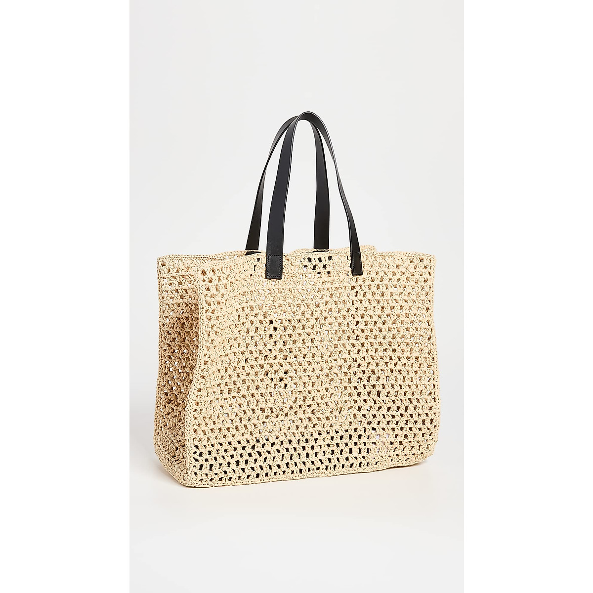 ANINE BING Women's Large Rio Tote, Sand, Tan, One Size