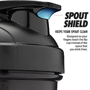 Hydra Cup ProFlow [6 Pack] 28 oz Shaker Bottles for Protein Shakes, Shaker Cups with Ball Blender Whisk, Shaker Bottle with Handle, Travel To Go, BPA Free (Multicolor Set)