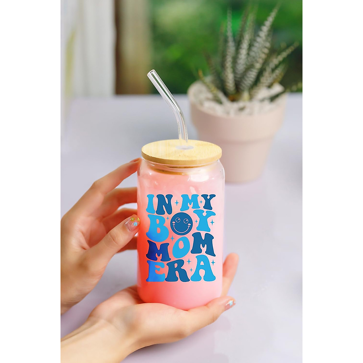 NewEleven Christmas Gifts For Mom, New Mom - Gifts For a Mom of Boys, Pregnant Mom, Expecting Mom, Mama, Mom To Be, Mommy To Be - 16 Oz Coffee Glass