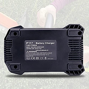 Elefly P117 Replacement for Ryobi 18V Battery ONE+ Charger, Compatible with Ryobi 12V-18V Lithium NiCad NiMh Battery P102 P103 P107 P108 P109 P189 P190 PBP002 PBP005