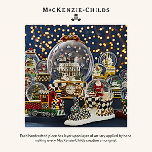 MACKENZIE-CHILDS Snow Globe, Christmas Decoration for Living Room, Holiday Decor, Dashing Through The Snow