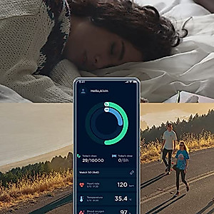 Motorola Moto Watch 70 - Health and Fitness Smartwatch for Every Day Wear, Advanced Health Features, Up to 10 Days Battery Life - Compatible with Android and iOS, Phantom Black