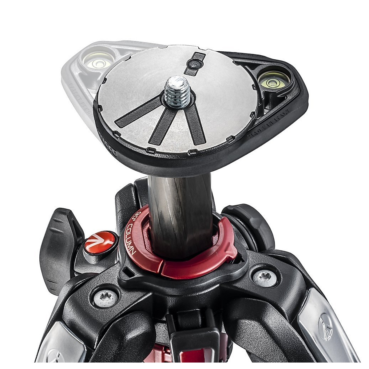 Manfrotto MT190CXPRO4 4 Section Carbon Fiber Tripod Legs with Q90 Column (Black) Includes A Bonus ZAYKiR Tripod Strap Non-Slip with Two Quick-Release Loops (Black)